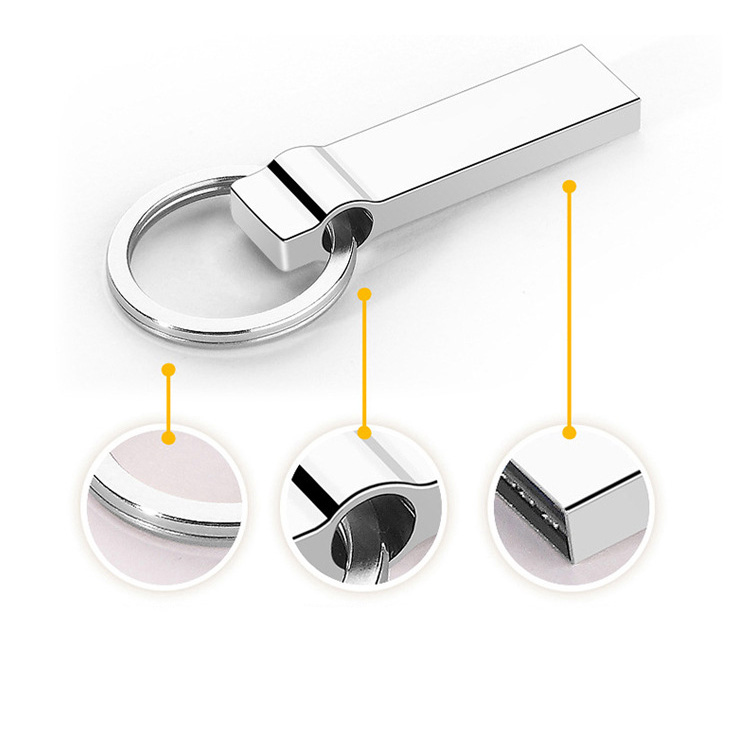 UMV 019 - USB KIM LOẠI MÓC KHÓA - Quà tặng phong phú